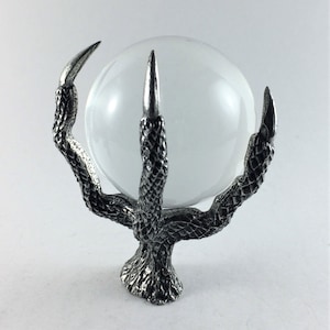 Pewter Dragon Claw Stand for 50mm Ball - Hand-buffed Satin Finish - Etsy