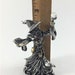 Pewter Wizard With Book and Magical Crystal Ball - Etsy