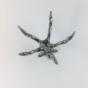 Pewter Dragon Claw Stand for 100mm Ball - Hand-buffed Satin Finish - Etsy