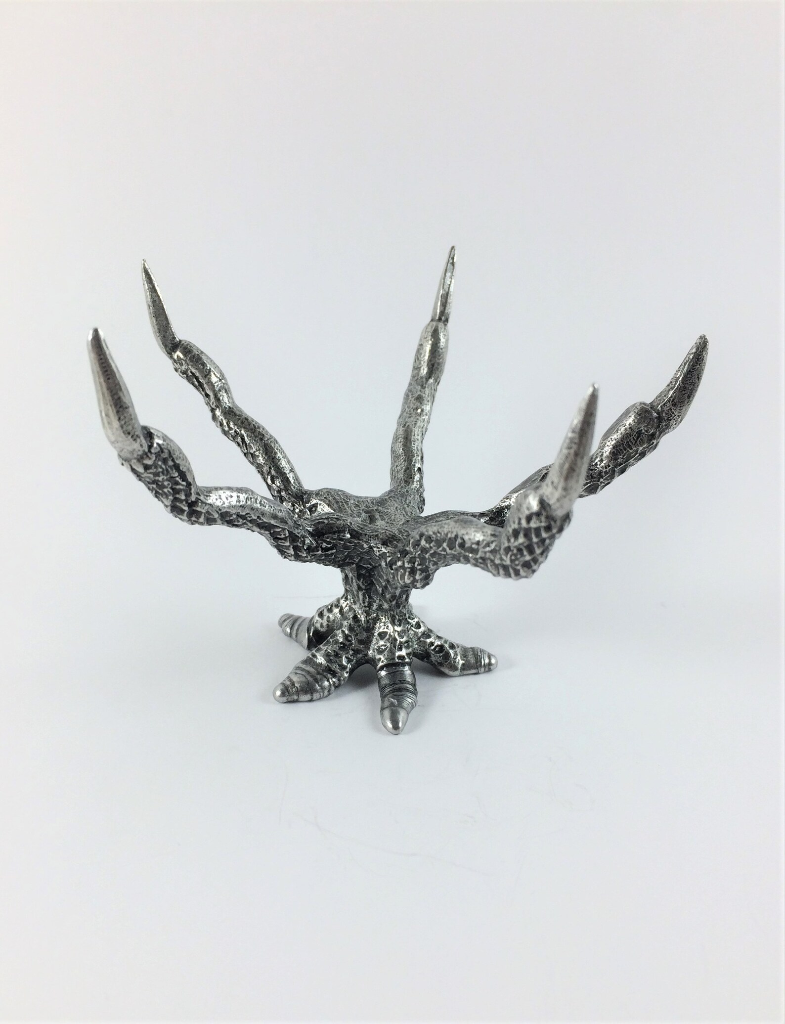 Pewter Dragon Claw Stand for 100mm Ball Hand-buffed Satin - Etsy