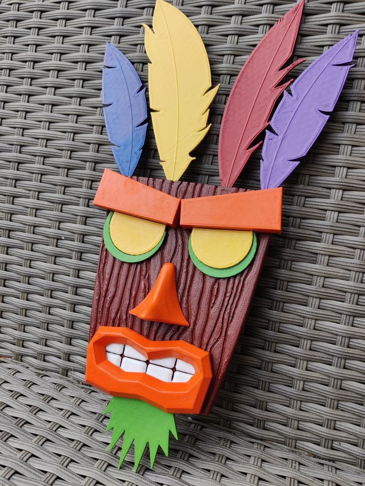 Aku Aku Mask Unofficial Game Inspired | Etsy