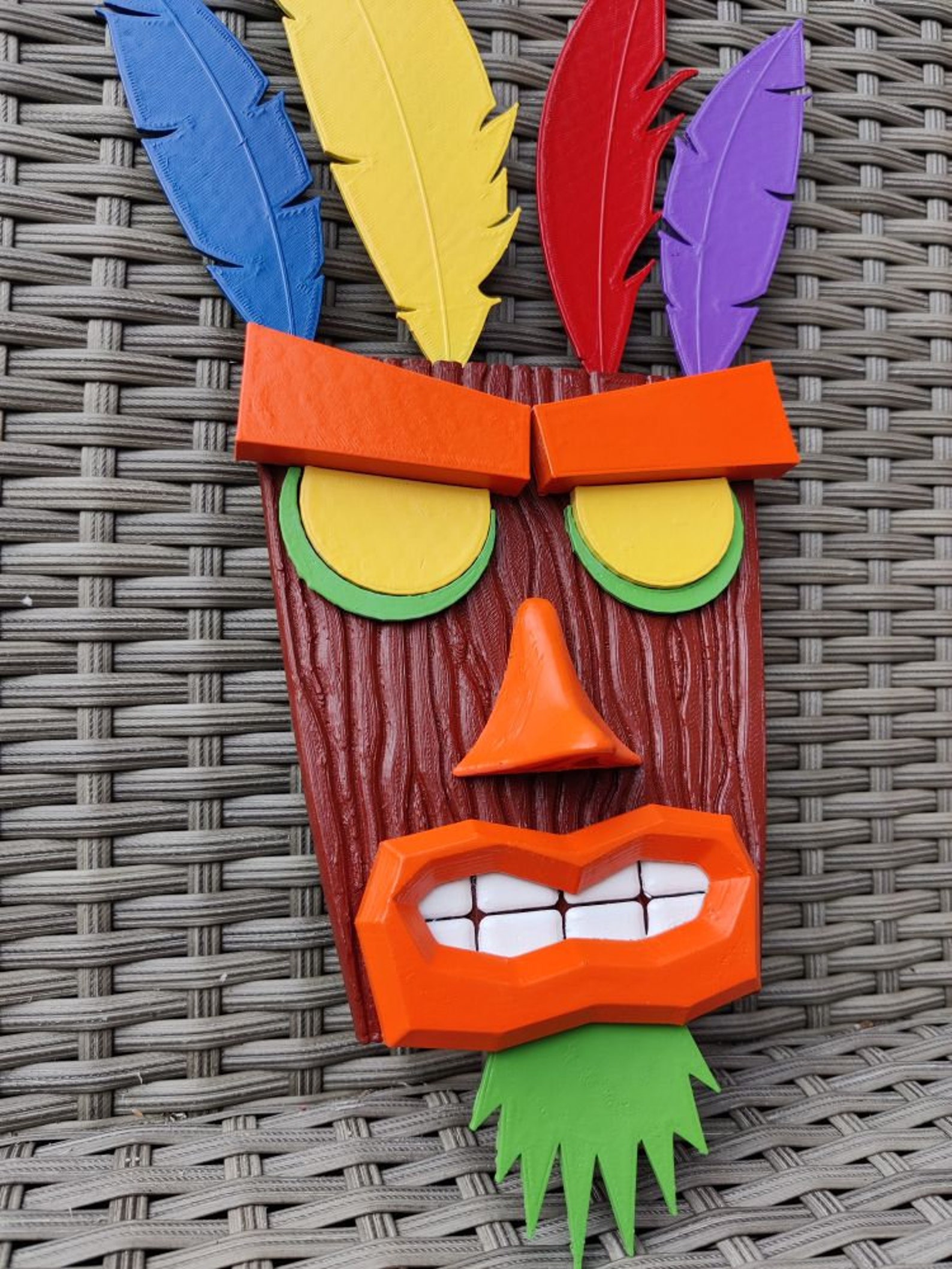 Aku Aku Mask Unofficial Game Inspired | Etsy