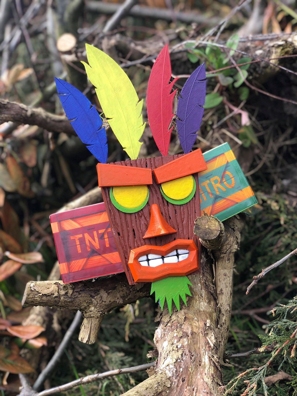 Aku Aku Mask Unofficial Game Inspired - Etsy