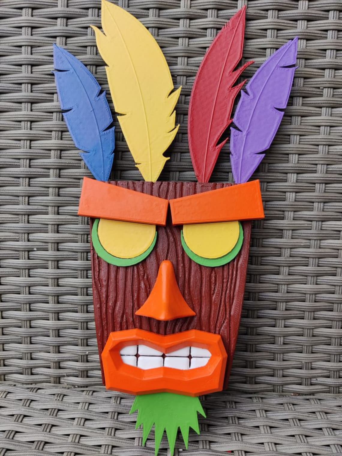 Aku Aku Mask Unofficial Game Inspired | Etsy