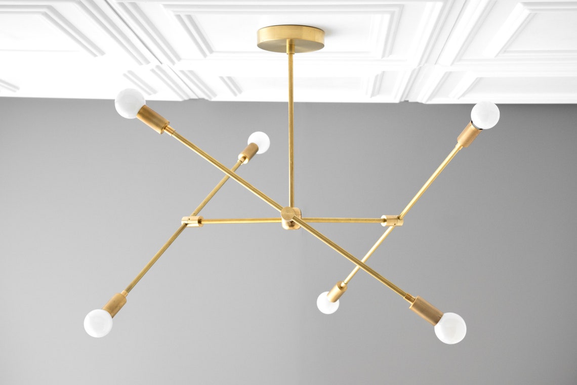 Mobile Light Chandelier Ceiling Fixtures Minimalist | Etsy