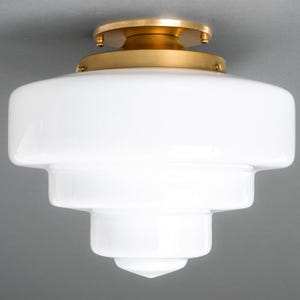 Ceiling Light - Wedding Cake Shade - Made in USA - Light Fixture - Art ...
