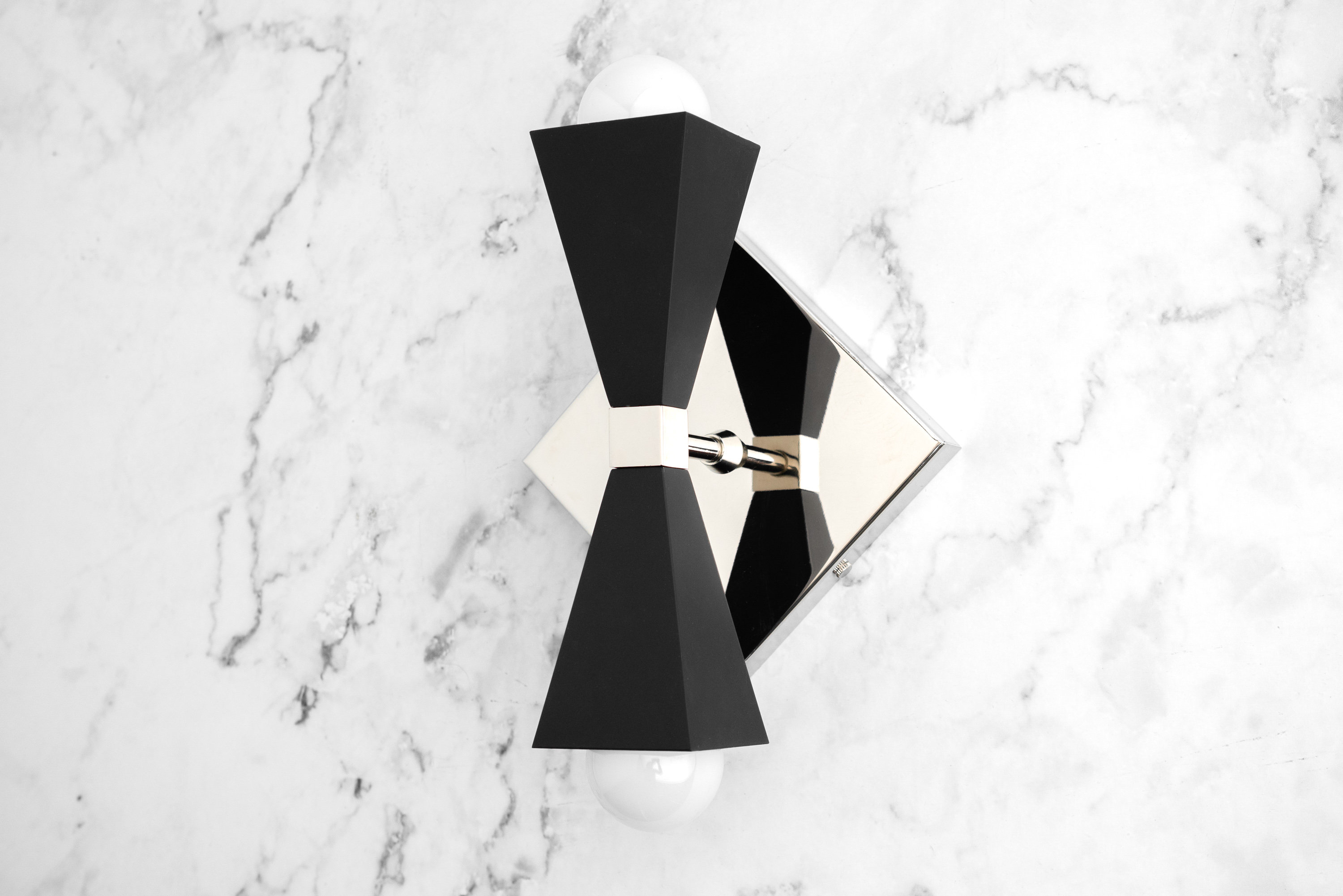 Geometric Wall Light Art Deco Sconce Brass Wall Light | Etsy