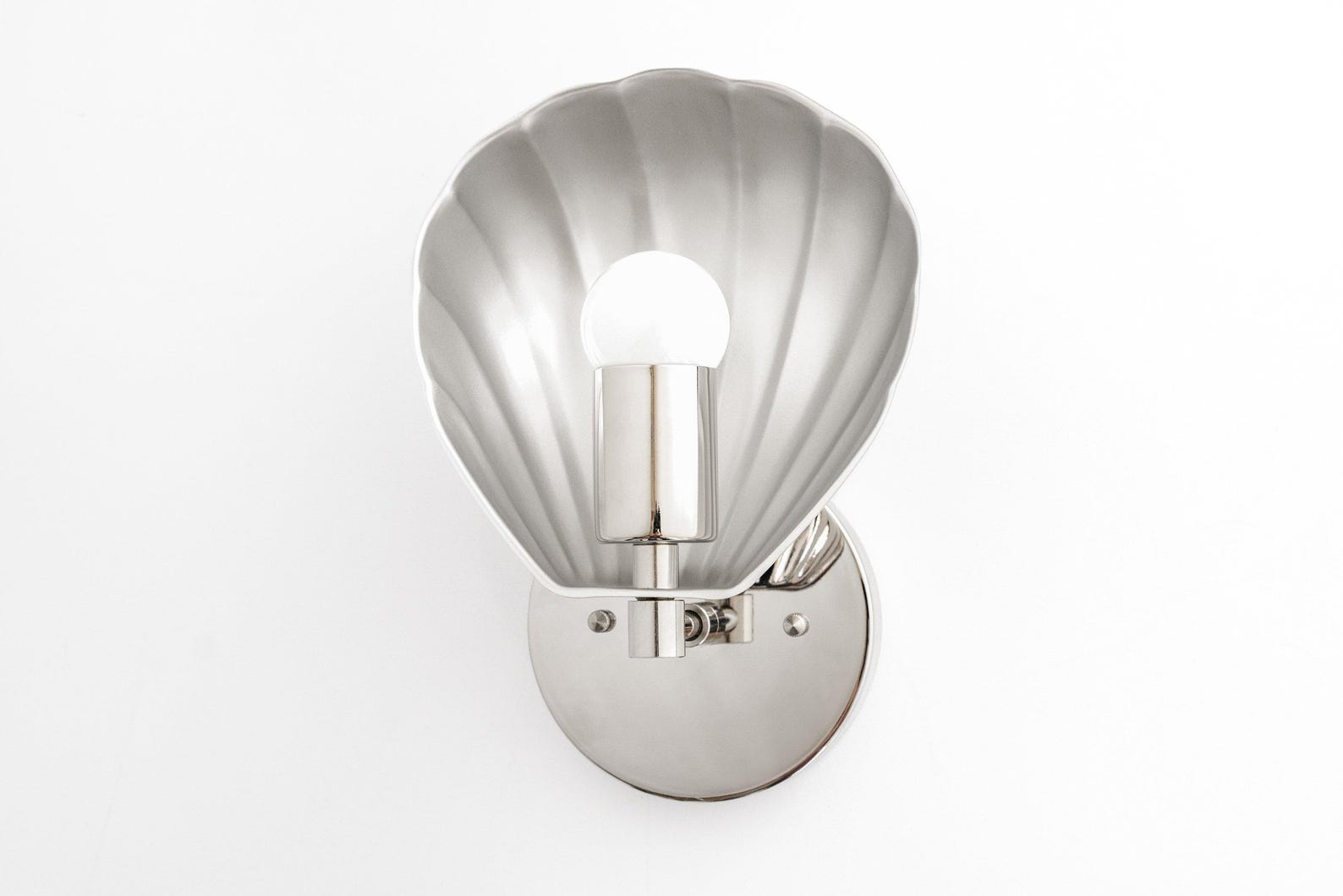 Art Deco - Scallop Shade - Wall Light - Deco Sconce - Sea Shell Light ...