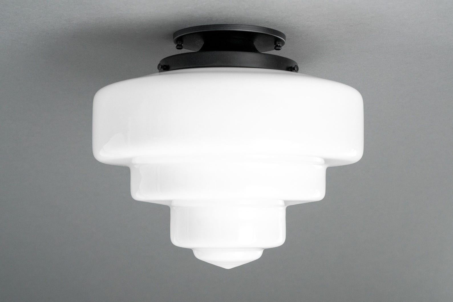 Ceiling Light - Wedding Cake Shade - Made in USA - Light Fixture - Art ...