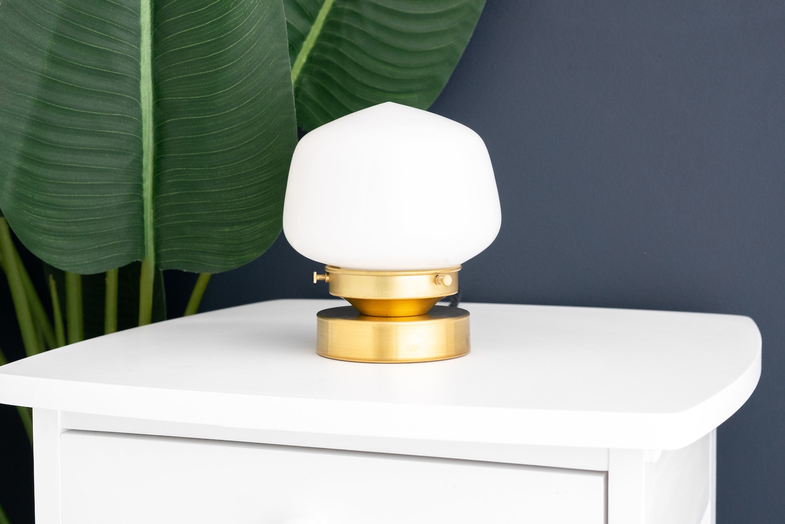 Schoolhouse Small Table Lamp Art Deco Accent Table Lamp - Etsy