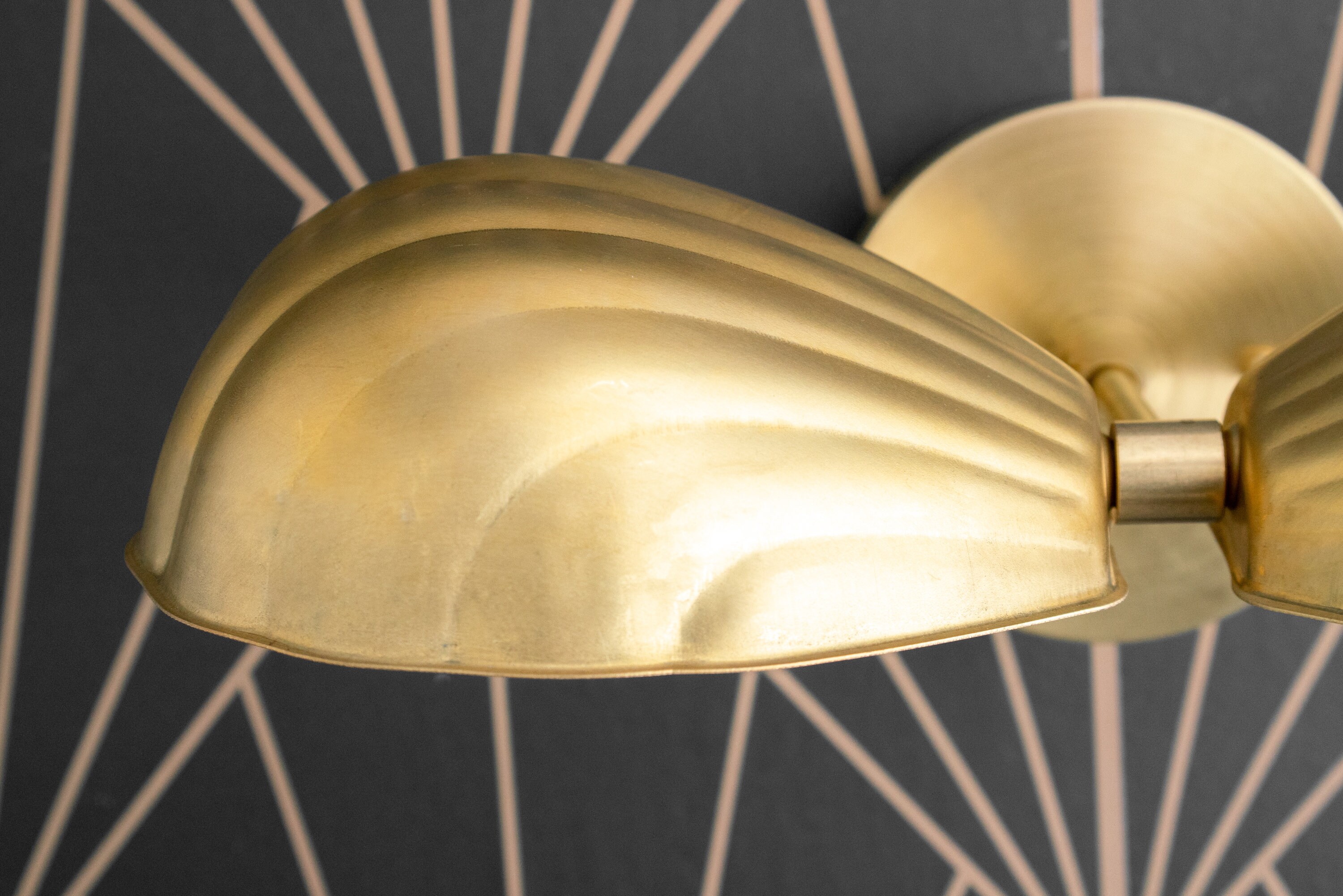 Shell Shade Art Deco Vanity Bathroom Lighting Wall - Etsy