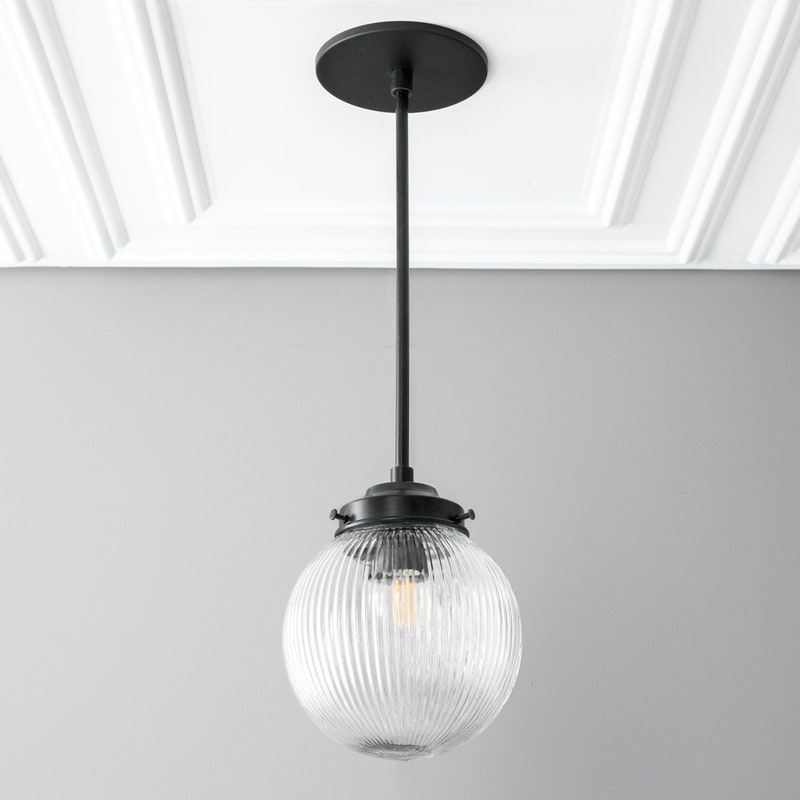 Globe Pendant Light - Etsy