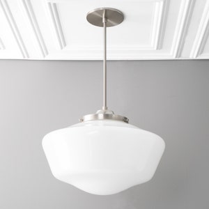 Large Glass Shade - 16" Schoolhouse - Classic Lighting - Dining Room ...