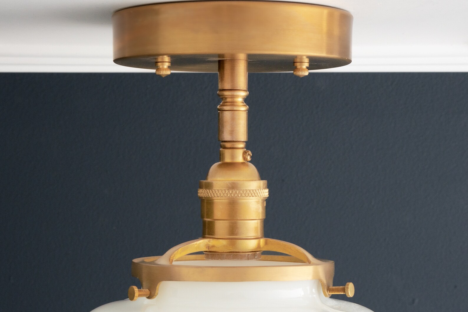 Skyscraper Shade Art Deco Style Semi-flush Mount 1920s - Etsy