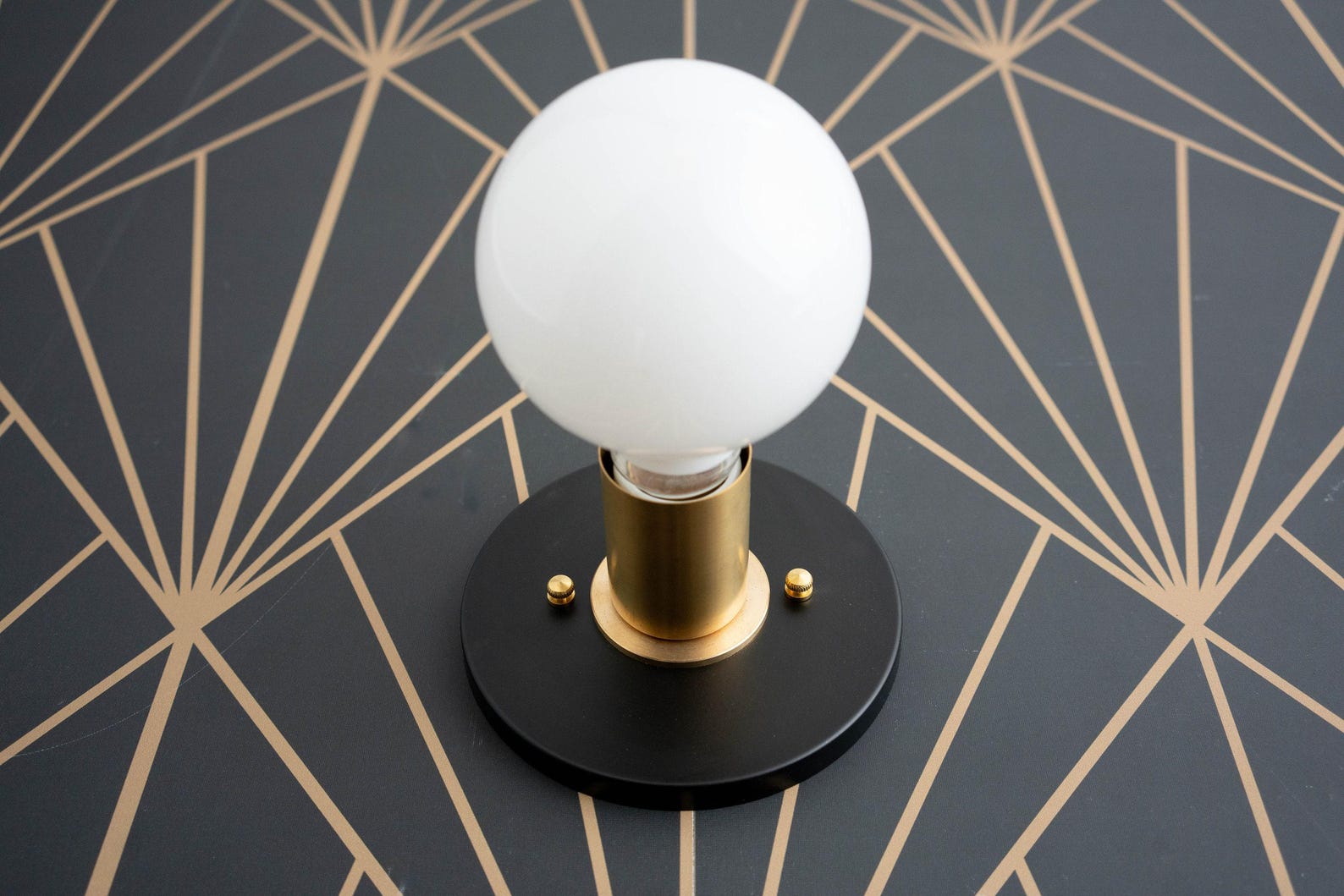 Simple Light Fixture - Ceiling Light - Wall Light - Large Bulb Light ...