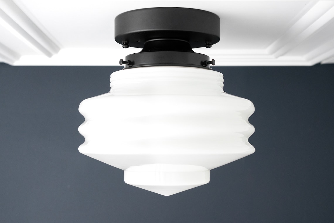 Art Deco Ceiling Light Flush Mount Light Indoor Lighting - Etsy Canada