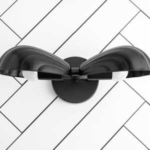 Shell Shade Art Deco Vanity Bathroom Lighting Wall Lights Brass ...