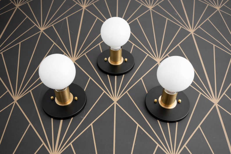 Simple Light Fixture Ceiling Light Wall Light Large Bulb | Etsy