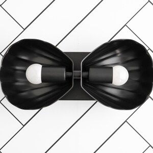 Deco Vanity Shell Light Art Deco Shell Retro Fixture Bathroom Lighting ...