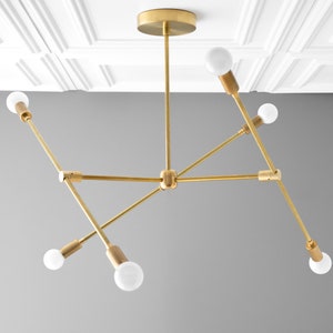 Mobile Light Chandelier Ceiling Fixtures Minimalist Mobile Chandelier ...