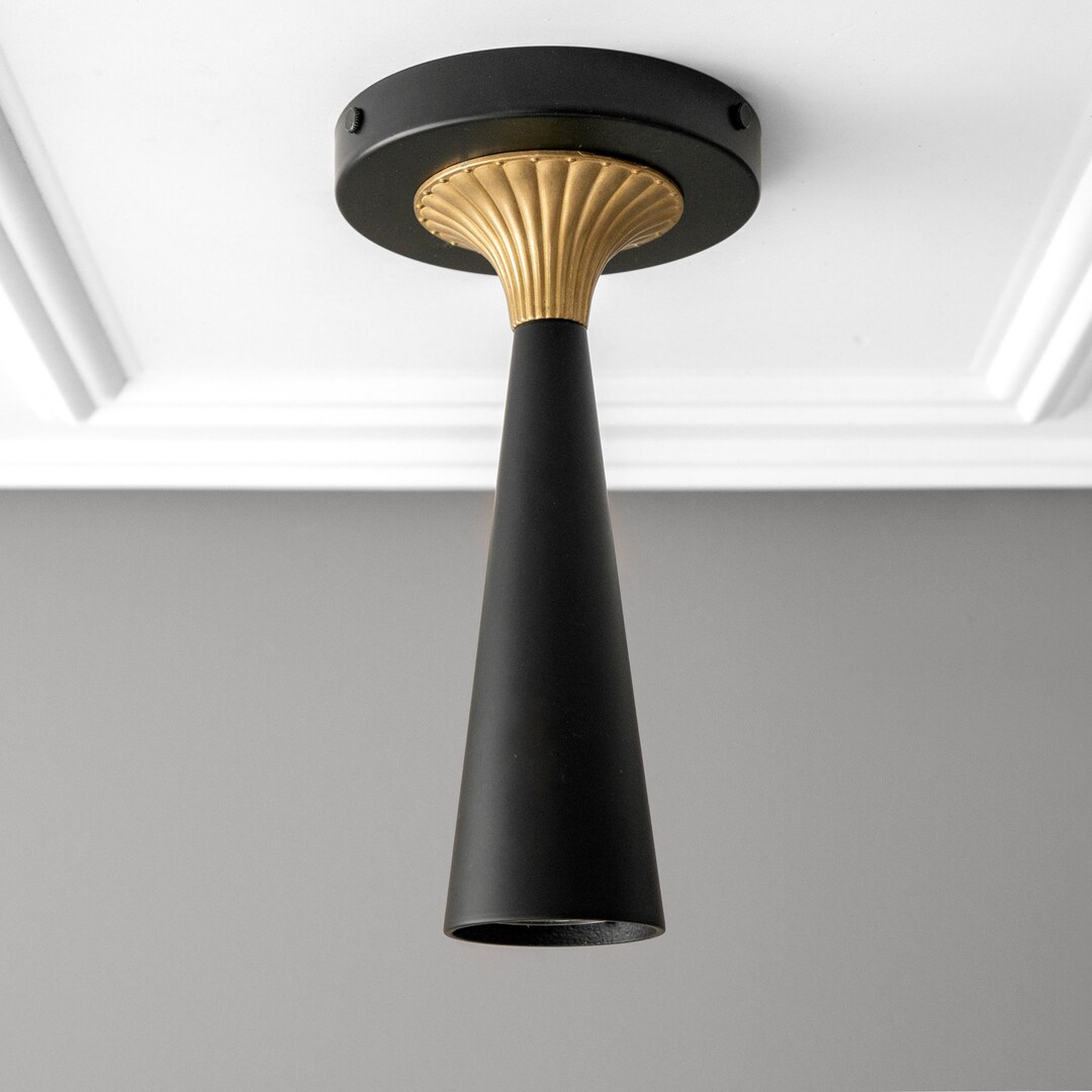 Ceiling Light-cone Shade Light-art Deco Lamp-ceiling Lamp Model No ...