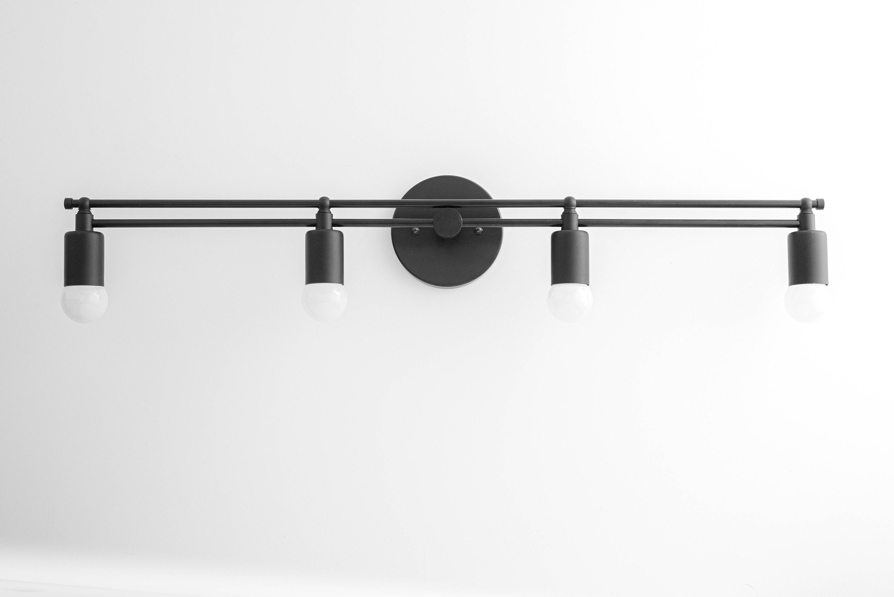 4 Bulb Vanity Long Light Fixture Bathroom Lighting - Etsy