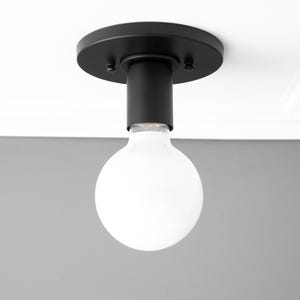 Simple Light Fixture - Ceiling Light - Wall Light - Large Bulb Light ...