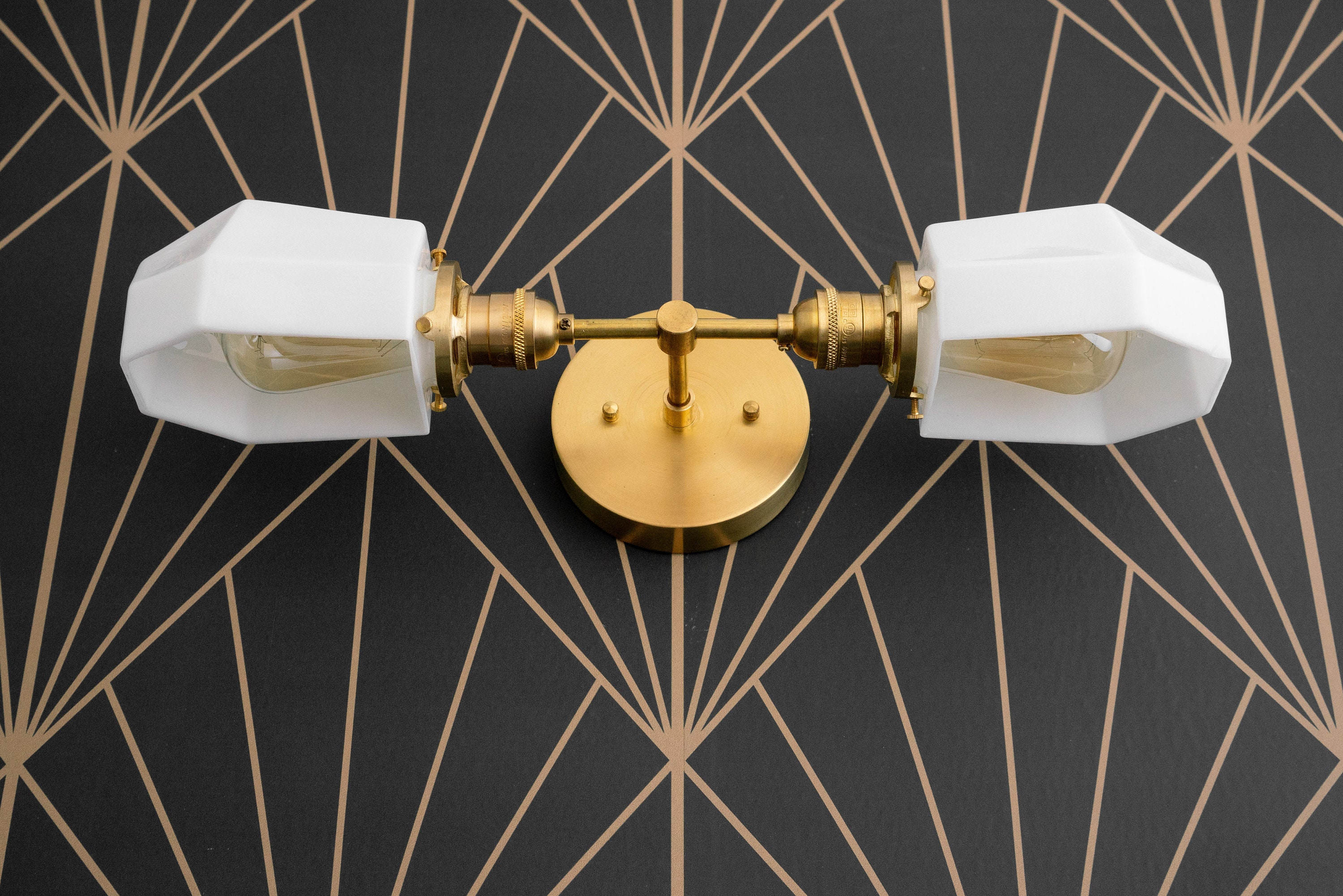 Parabolic Vanity Light Bathroom Fixture Opal Light - Etsy