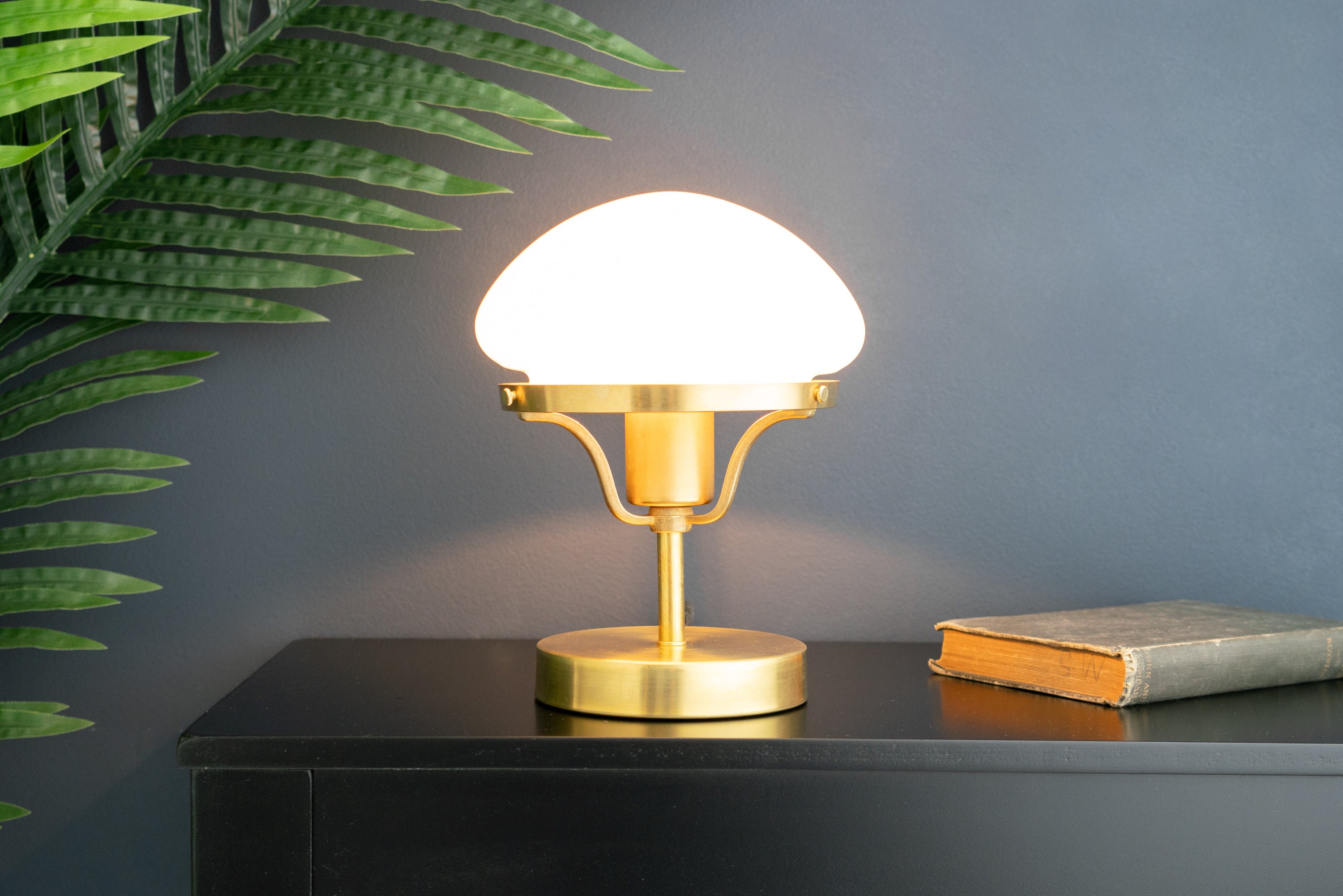 Art Deco Table Lamp - Small Accent Lamp - Elegant Lighting - Unique ...