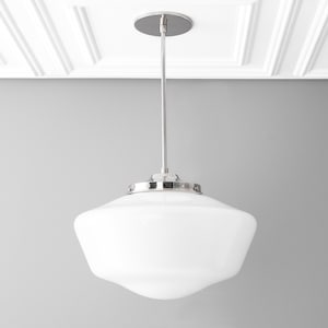 Large Glass Shade - 16" Schoolhouse - Classic Lighting - Dining Room ...