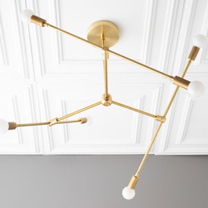 Mobile Light Chandelier Ceiling Fixtures Minimalist Mobile Chandelier ...