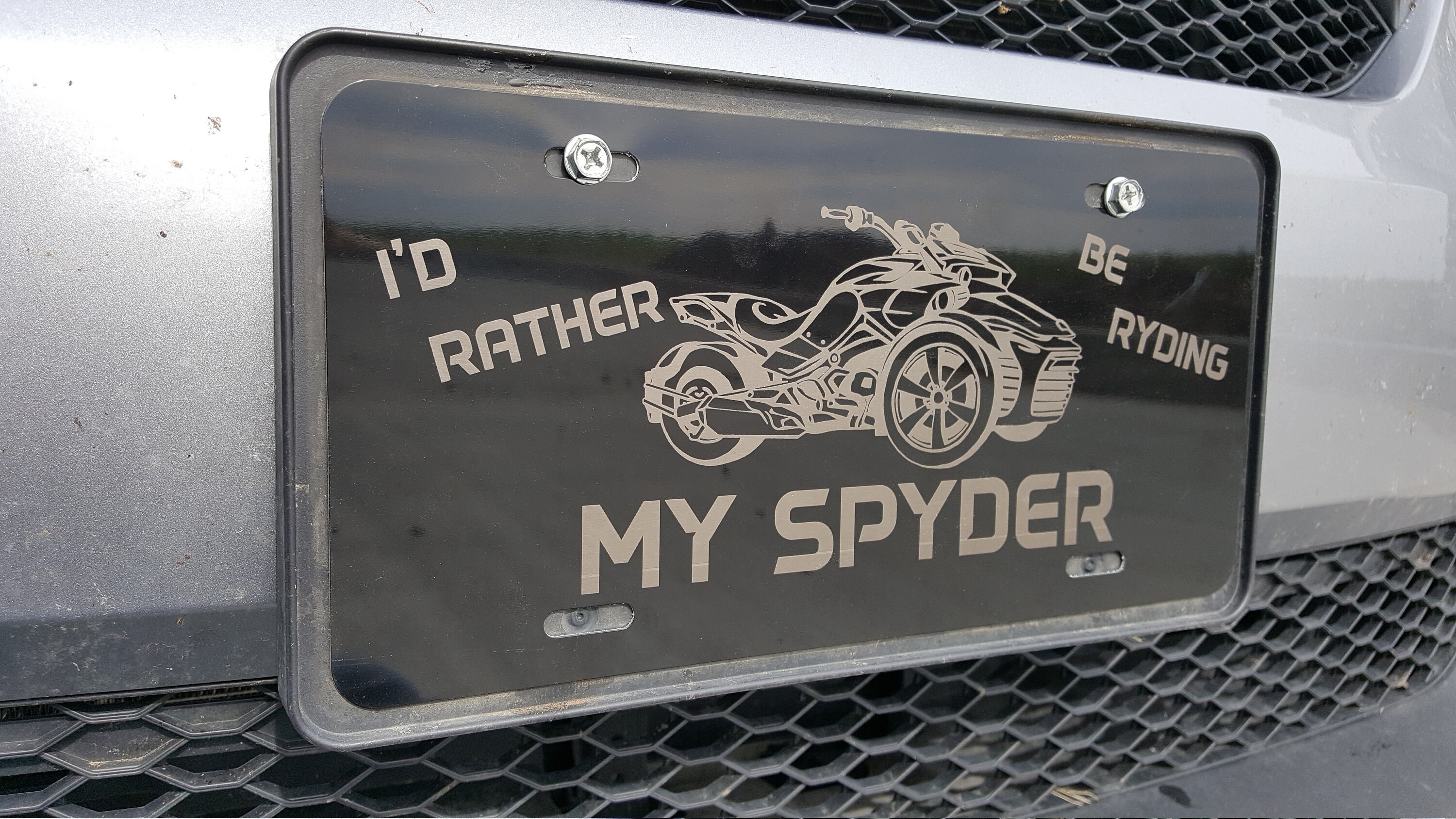 Can Am Spyder Themed License Plate - Etsy