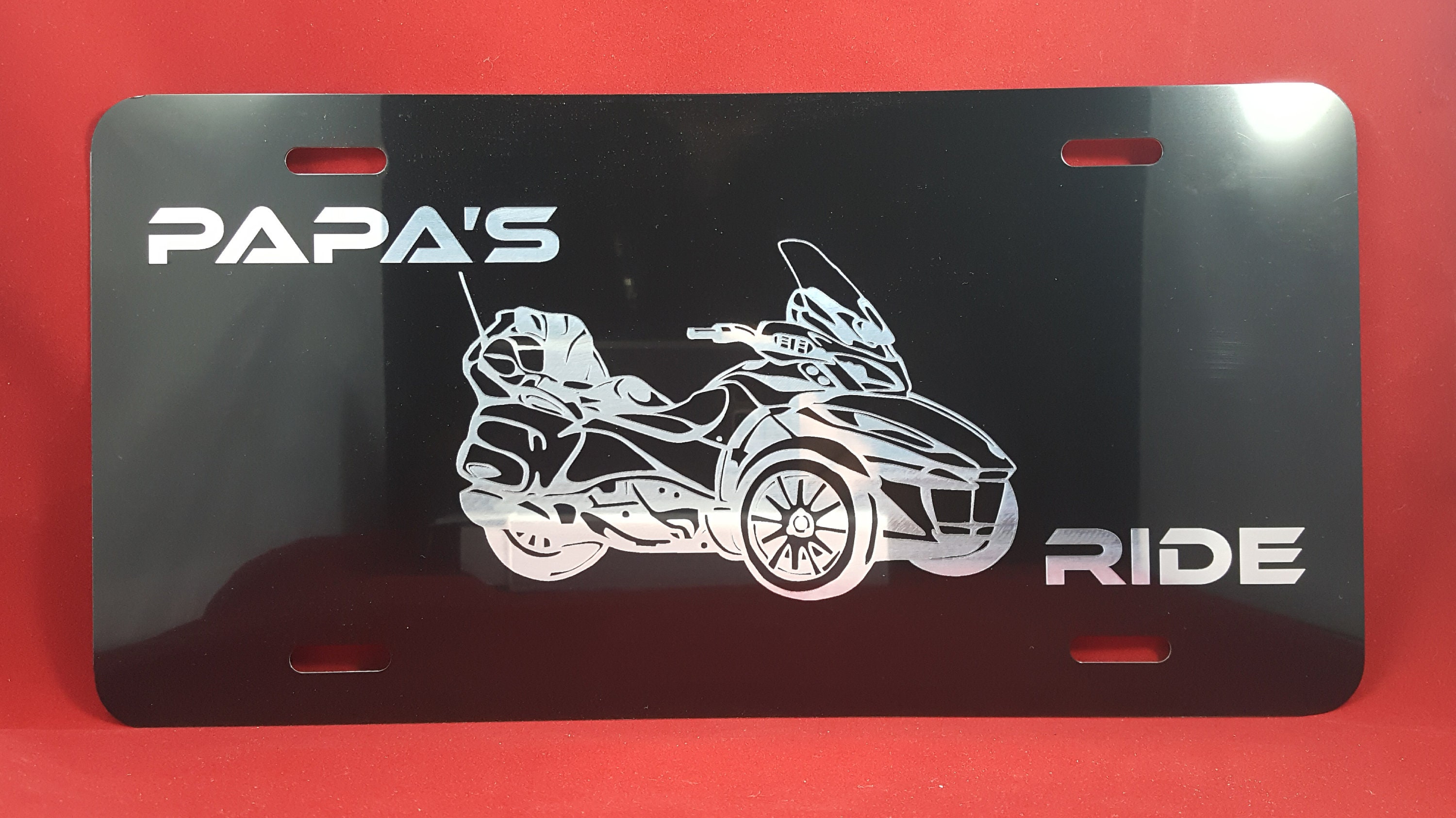 Can Am Spyder Themed License Plate - Etsy