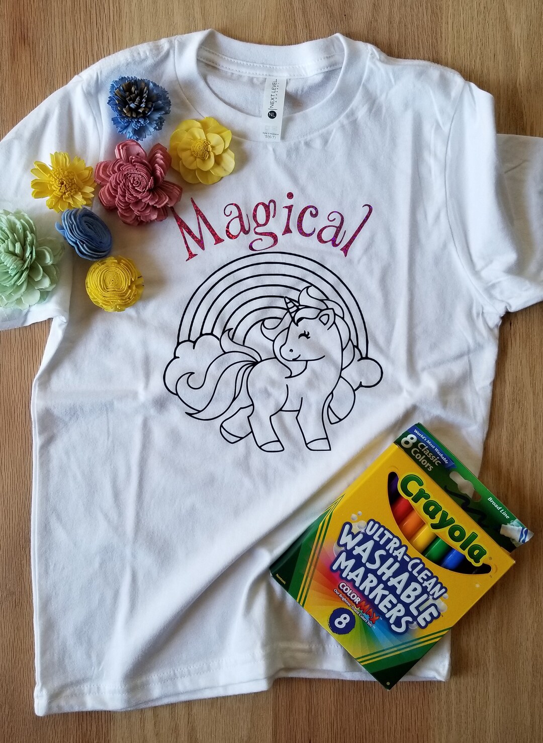 A "magic" Coloring Tshirt - Etsy