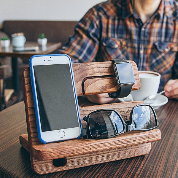 Wood Iphone Stand - Etsy
