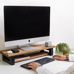 Custom Monitor Stand, Monitor Riser, Display Laptop Stand, Handmade ...