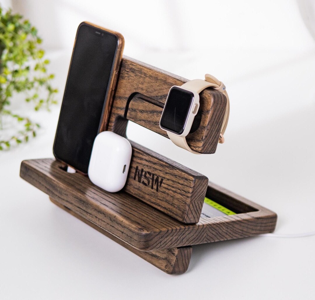 Personalized Engraved Docking Station, Custom Gift for Man ...