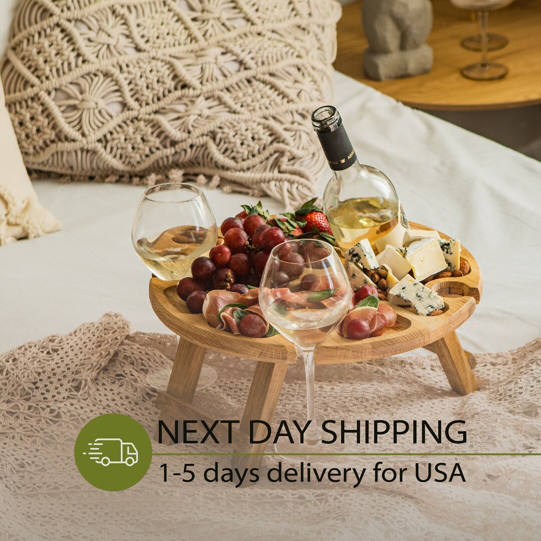 Folding Wine Table for Outdoor, Mini Wine Table, Picnic Wine Table ...