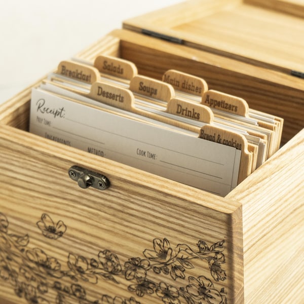 Recipe Box Dividers - Etsy
