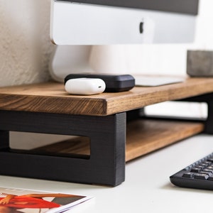 Custom Monitor Stand, Monitor Riser, Display Laptop Stand, Handmade ...