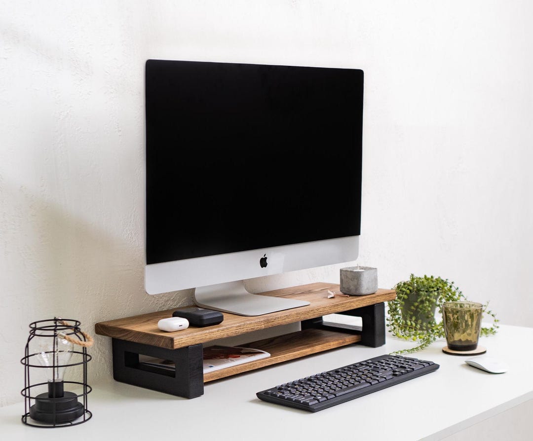 Custom Monitor Stand, Monitor Riser, Display Laptop Stand, Handmade ...