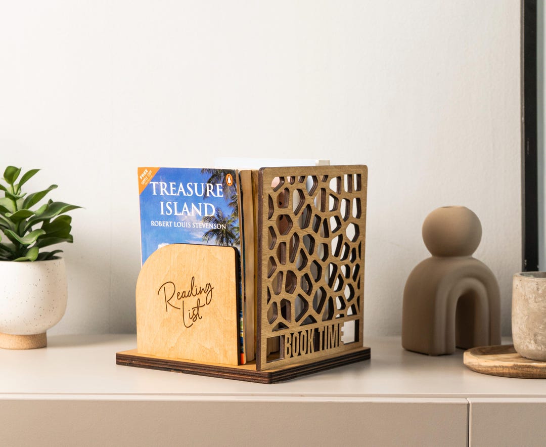 Custom Book Stand, Personalized Book Holder, Book Stand Mini Library ...