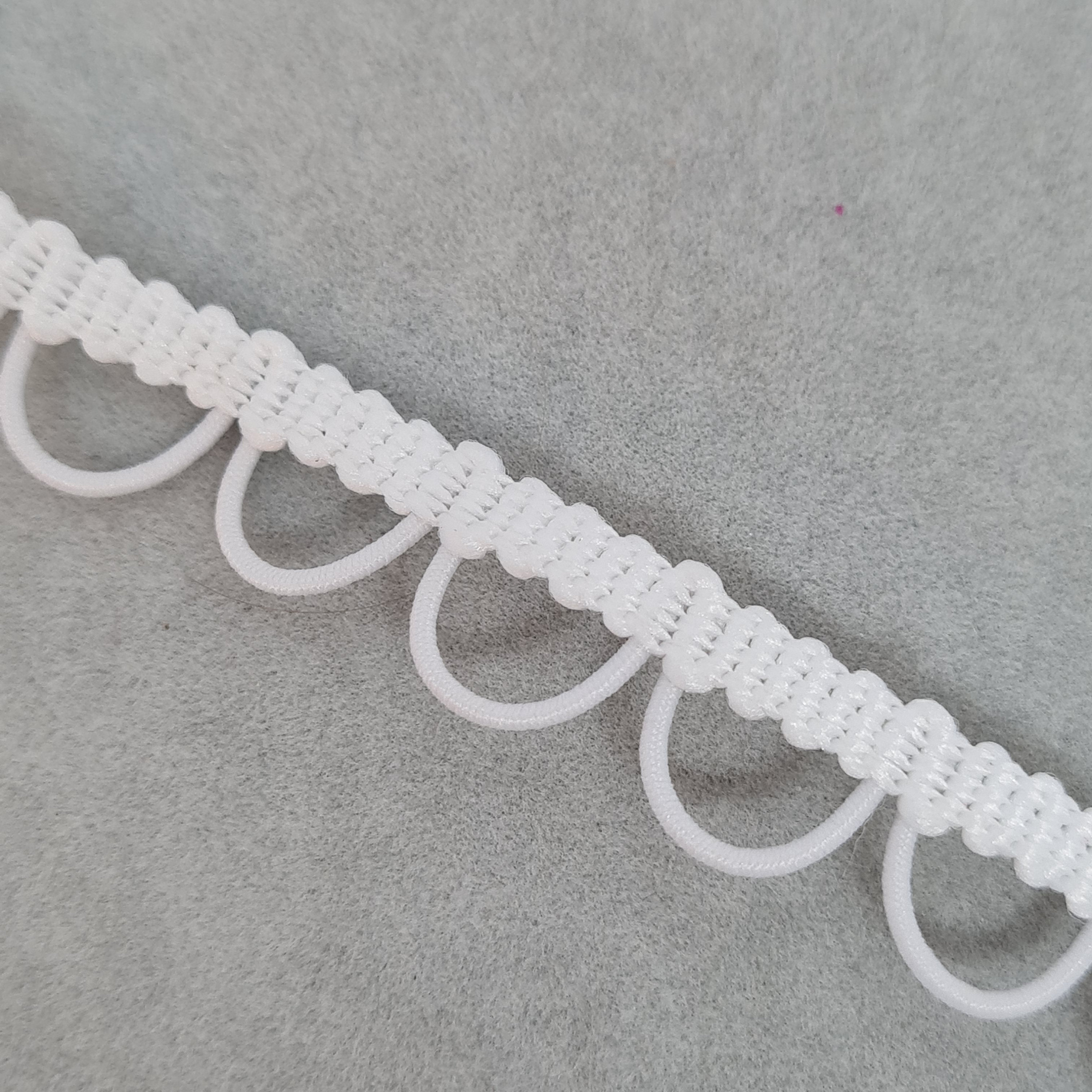 White Button Loop Trim for Bridal Dress Wedding Button Elastic Loops - Etsy