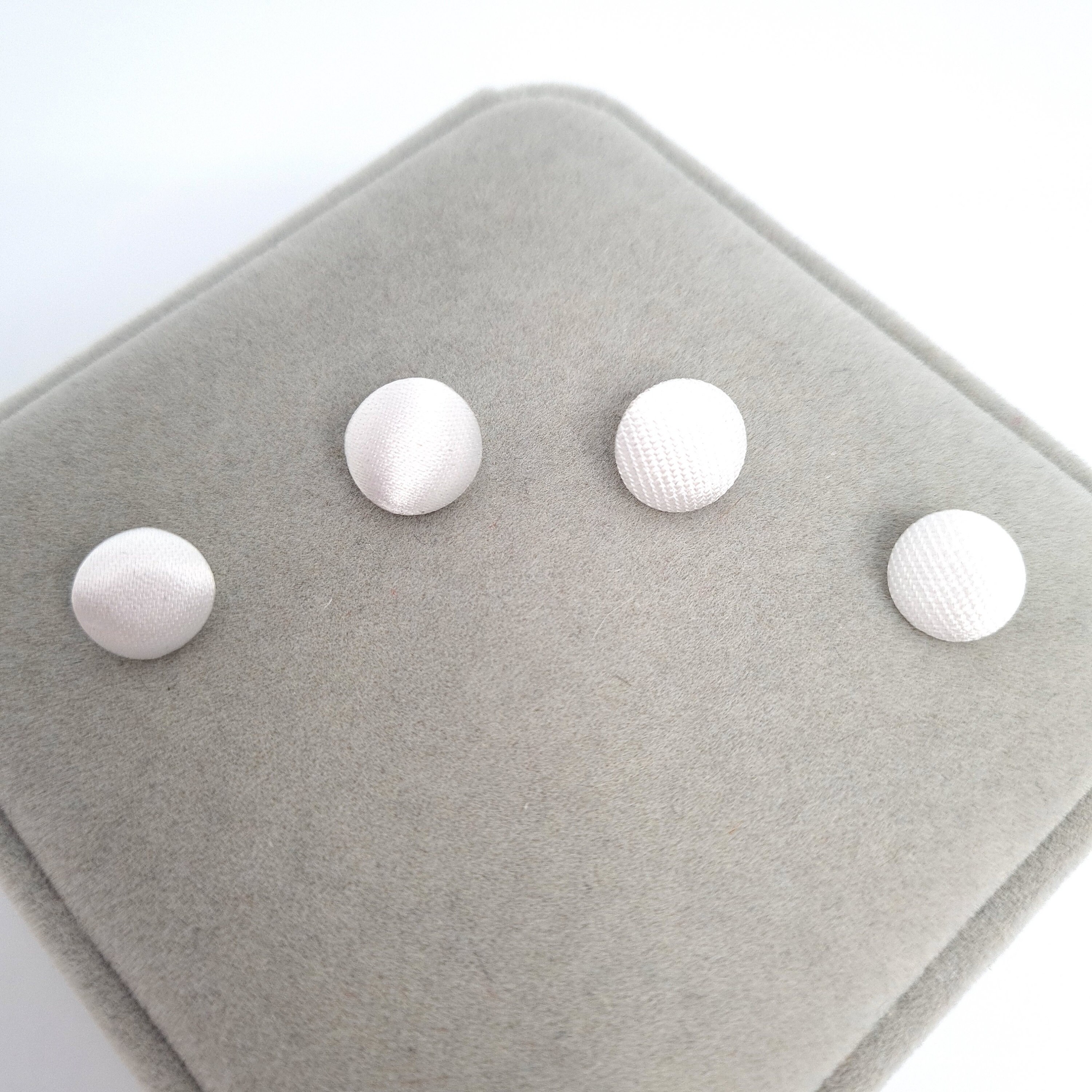 Bridal Dress Buttons White Bridal Covered Buttons for Elegant - Etsy