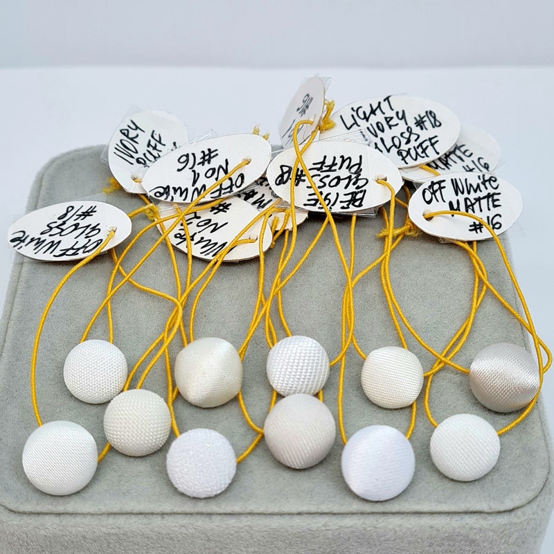 Covered Buttons and Loops - Etsy