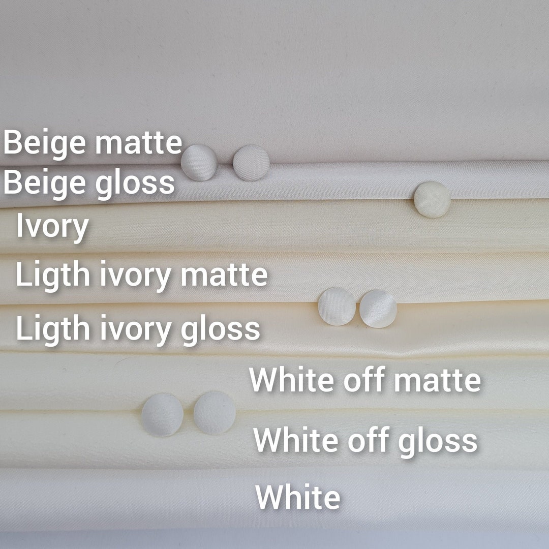 Bridal Dress Buttons Ivory Bridal-covered Buttons for Elegant Dress ...