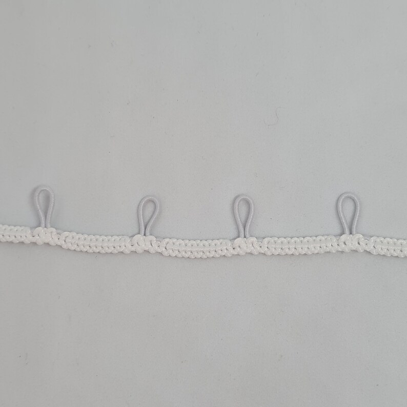 Off-white Button Loop Trim for the Bridal Dress Wedding Button - Etsy