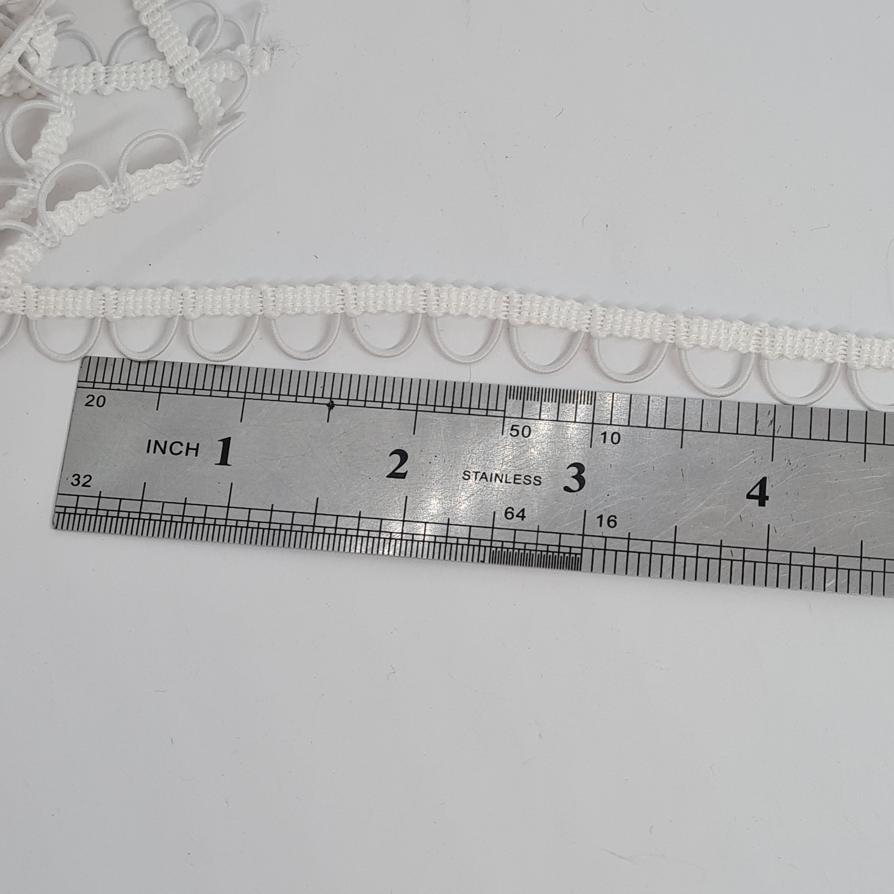 White Button Loop Trim for Bridal Dress Wedding Button Elastic Loops - Etsy