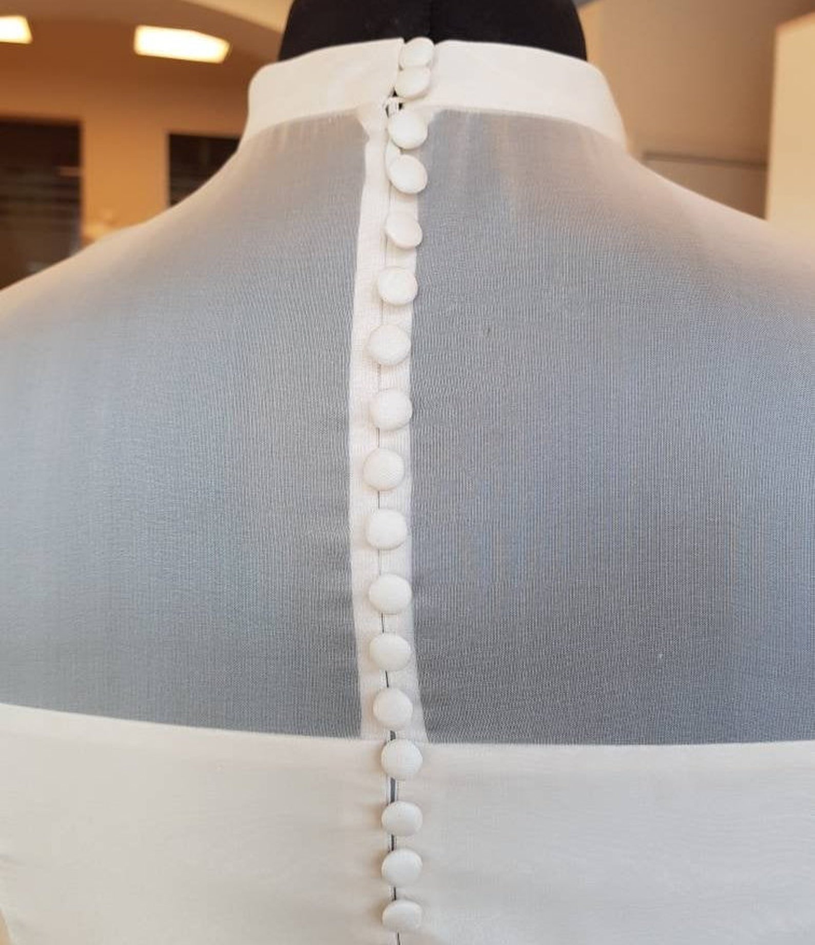 Bridal Dress Buttons White Bridal Covered Buttons for Elegant Dress - Etsy