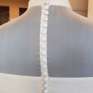 Bridal Dress Buttons White Bridal Covered Buttons for Elegant Dress - Etsy